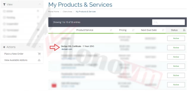 How to install Sectigo SSL on cPanel